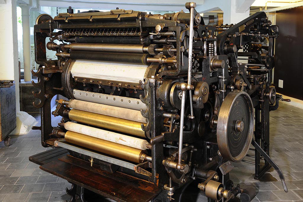 The printing machines - Casterman - Wallonia Heritage